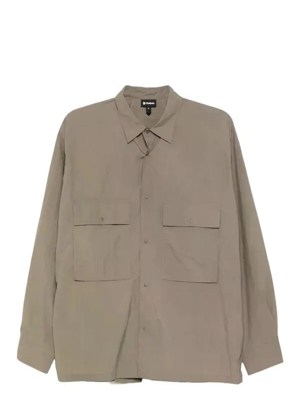 GOLDWIN Classic-collar Long-sleeve Shirt - Neutrals