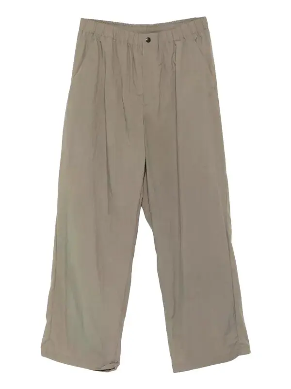 GOLDWIN Drawstring Wide-leg Trousers - Neutrals