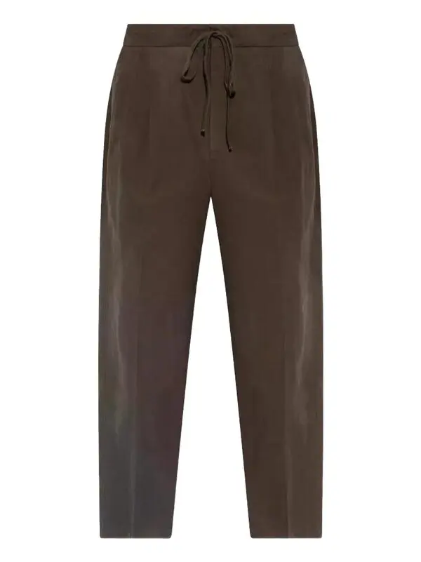 Fear Of God Drawstring Pleated Trousers - Brown