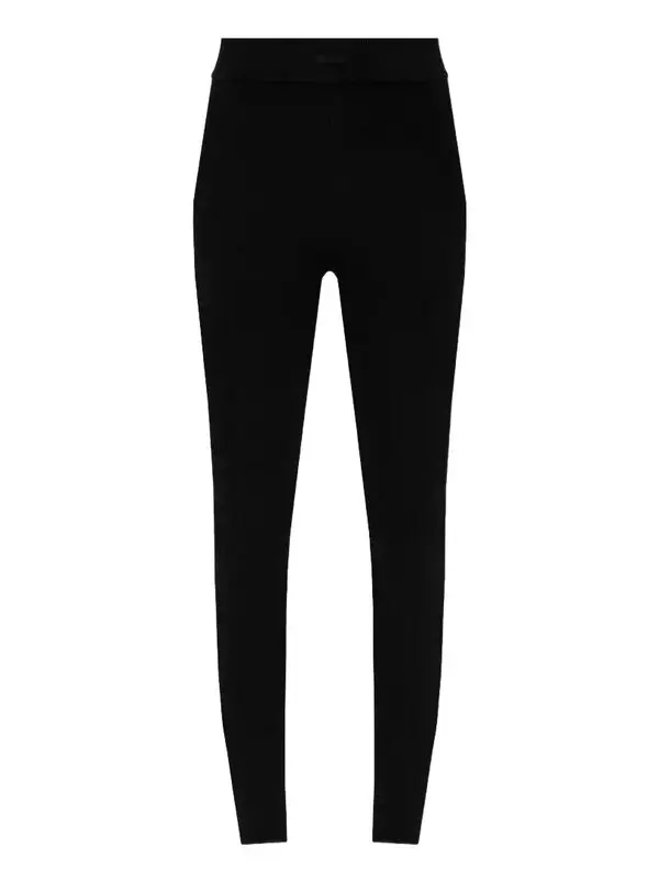Fear Of God Essentials Ribbed-knit Trousers - Black
