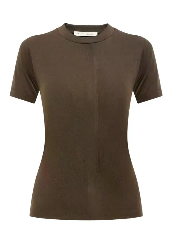 Fear Of God Logo-patch T-shirt - Brown