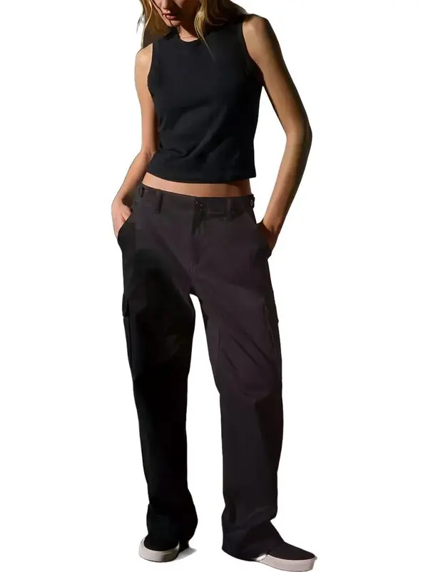 JAMES PERSE Cropped Tank Top - Black