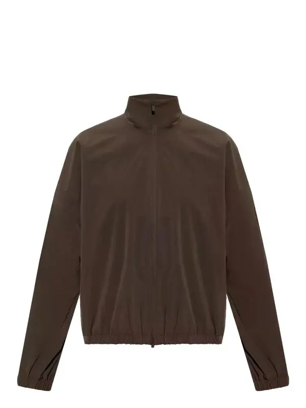 Fear Of God Logo-embroidered Zip-up Jacket - Brown