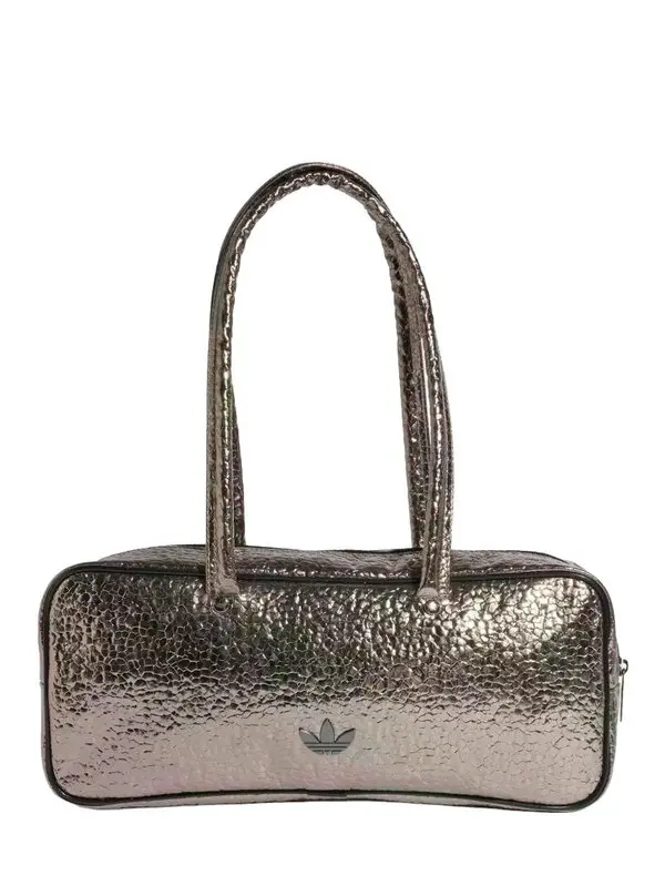Adidas Adicolor Elongated Airliner Metal Shoulder Bag - Metallic
