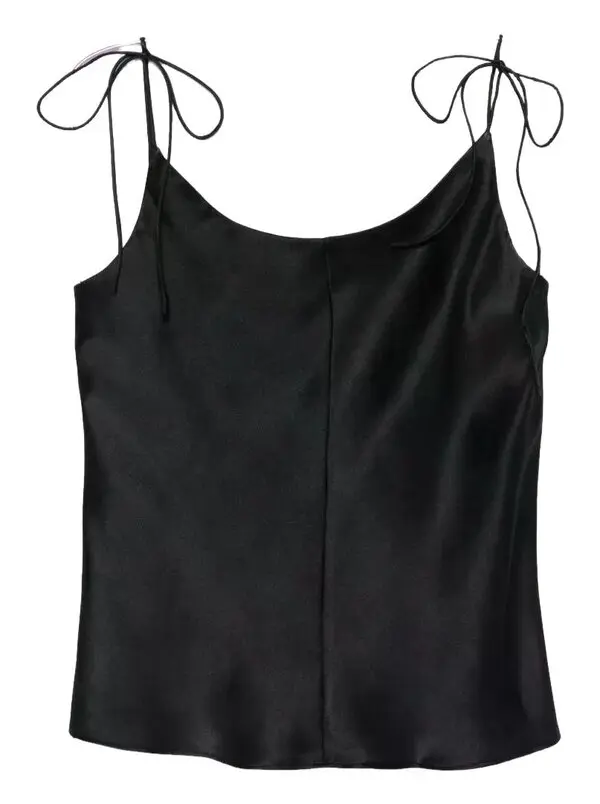 Tove Paloma Tie-strap Top - Black