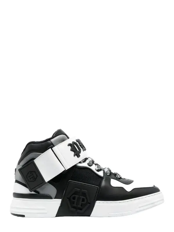 Philipp Plein Gothic Plein High-top Sneakers - Black