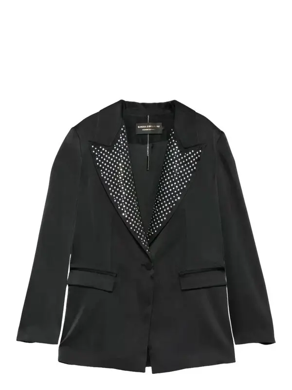 SIMONA CORSELLINI Crystal-embellished Blazer - Black