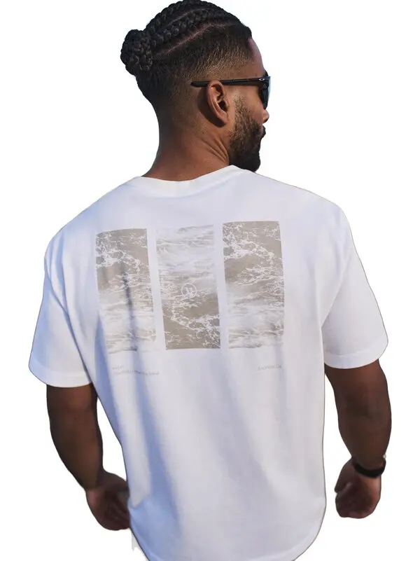 Vuori Short Sleeve Heavyweight Cotton Graphic T-shirt - White