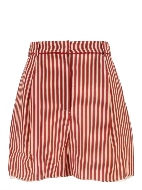 HUI MILANO Zeno Striped Shorts - Red