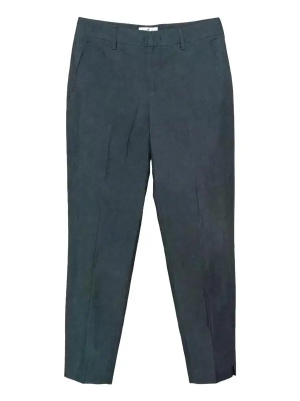 PT TORINO Pressed-crease Slim-fit Trousers - Blue