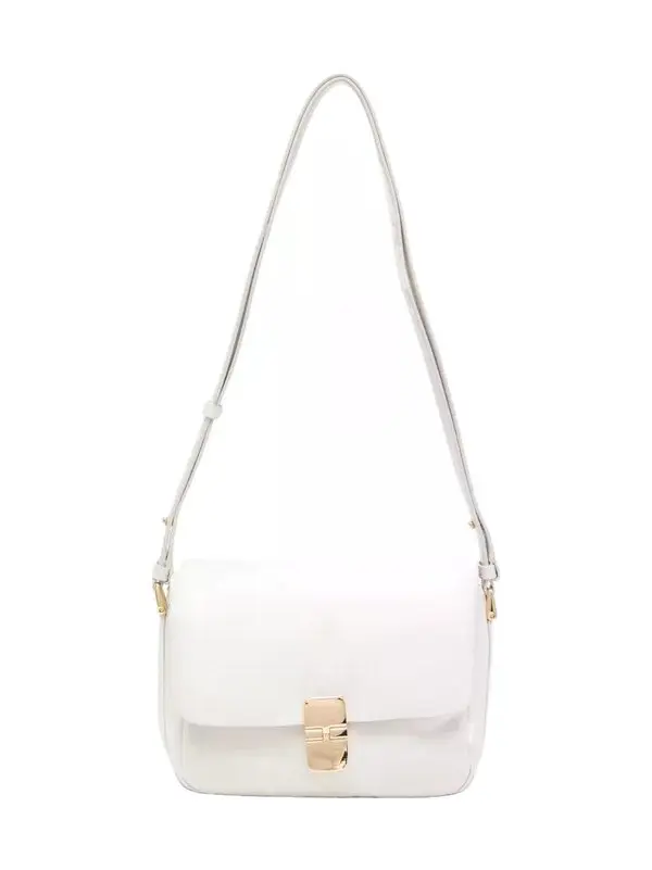 A.p.c. Grace Soft Leather Shoulder Bag - Neutrals