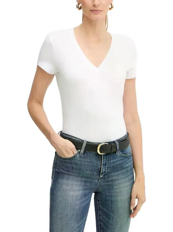 Armani Exchange V-neck T-shirt - White