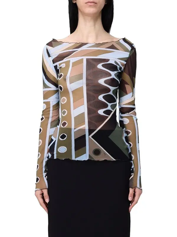 Emilio Pucci Printed Top - Green