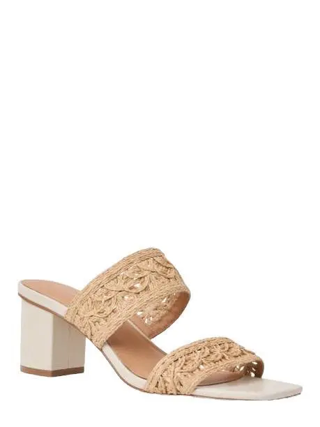 Andre Assous Rocio Raffia Sandal - Bone/natural
