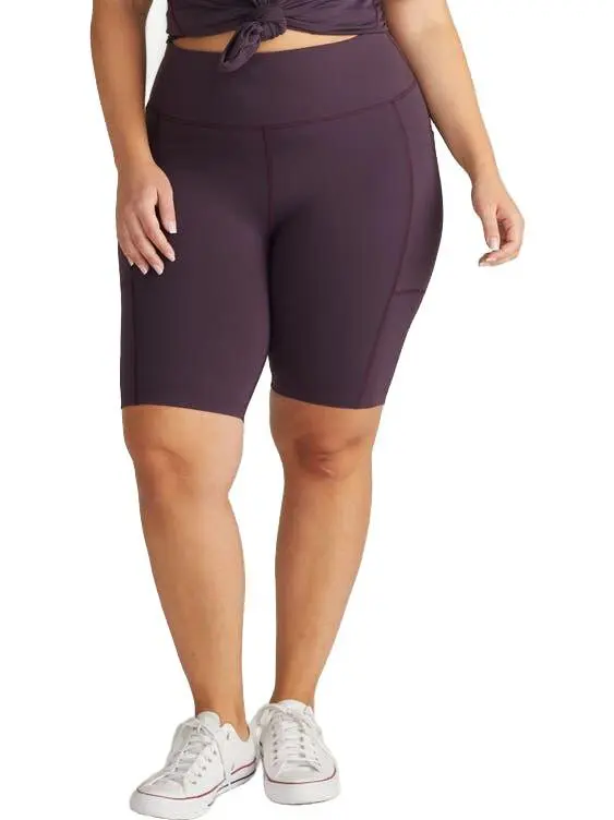 Universal Standard Bike Shorts - Purple Jewel