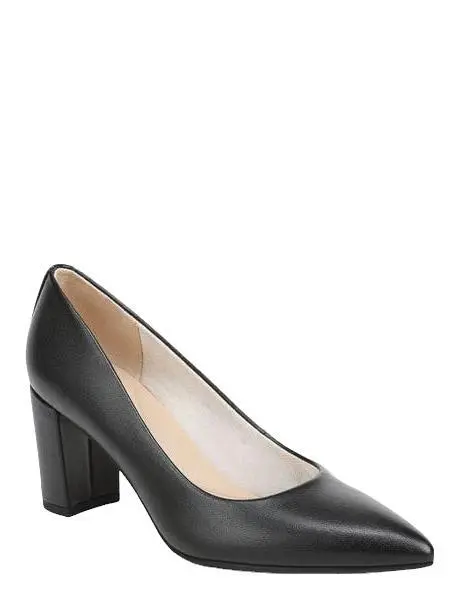 LIFESTRIDE Pointed-toe Block Heel Pumps - Black