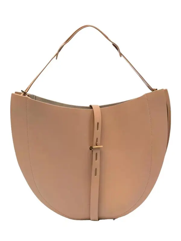 MINOBOSSI Liz Leather Shoulder Bag - Neutrals