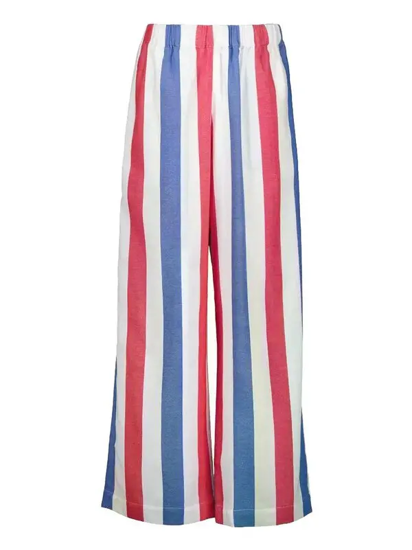 MARRAKSHI LIFE Striped Palazzo Pants - Red