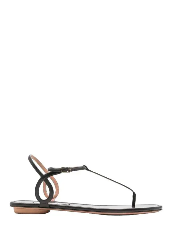 AQUAZZURA Buckle-fastening Thong Sandals - Brown