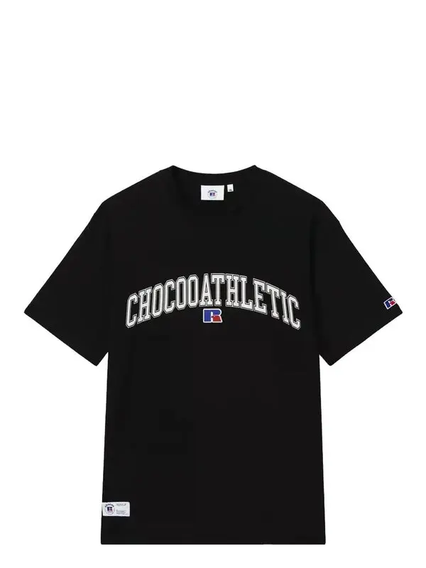 CHOCOOLATE Logo-print Short-sleeve T-shirt - Black