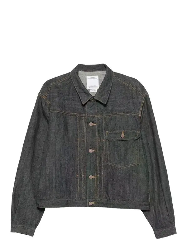 Visvim Denim Mud Od Jacket - Neutrals