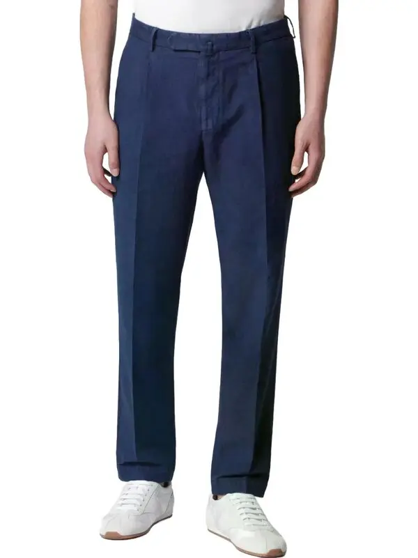 SANTANIELLO Arechi Pleated Trousers - Blue