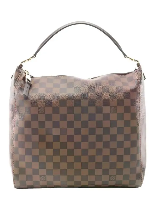 LOUIS VUITTON Damier Ebene Port Perot Pm Shoulder Bag - Brown