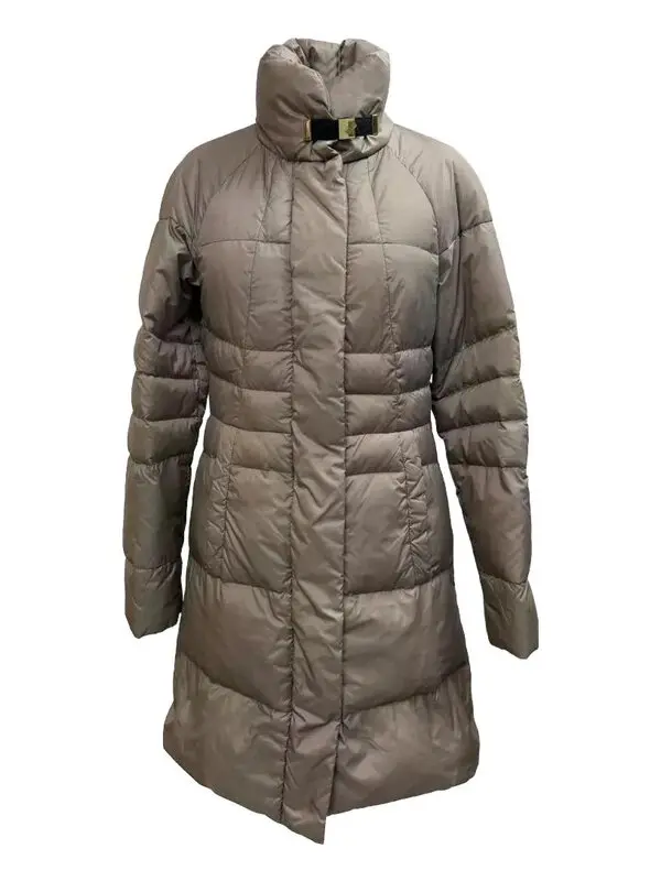 BOSS Quilted Buckle-collar Coat - Neutrals