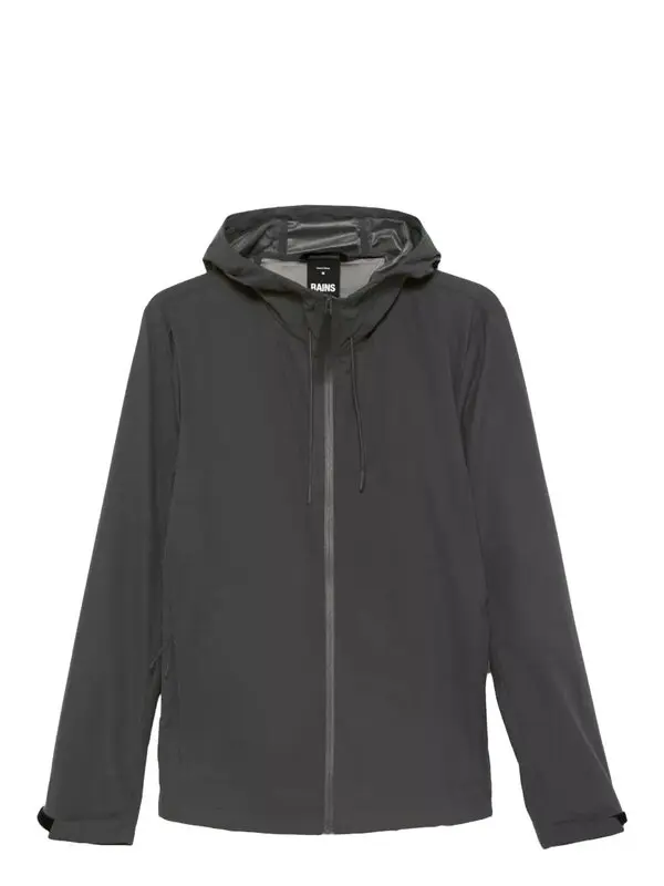 Rains Mito Hooded Touch-strap Jacket - Grey