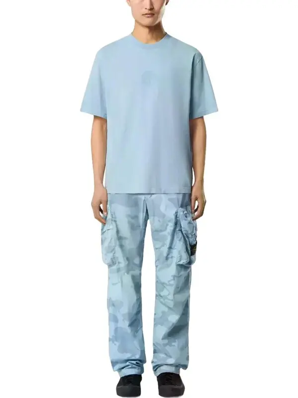 Stone Island Logo-print T-shirt - Blue