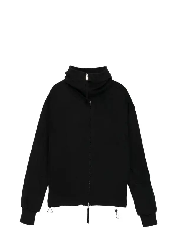 THOM KROM Zip-up Hoodie - Black