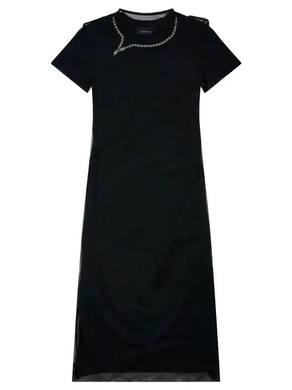 Simone Rocha Pearl-embellished Layered Dress - Black