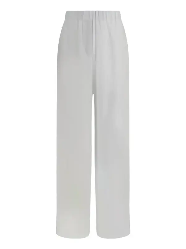 Loro Piana Elastic-waist Trousers - White