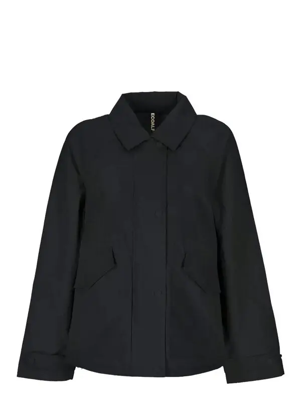 ECOALF Raglan-sleeve Drawstring Jacket - Blue