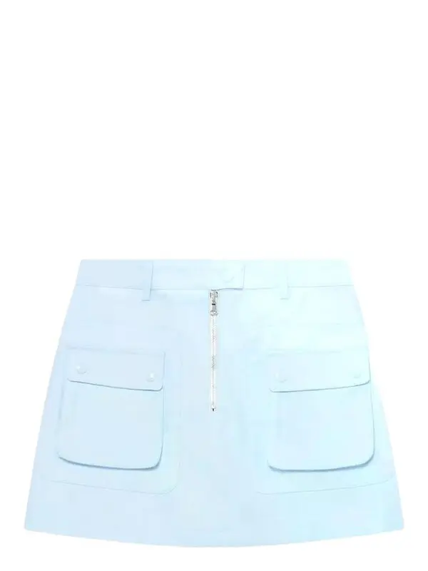 Casablanca Cargo-pocket Mini Skirt - Blue