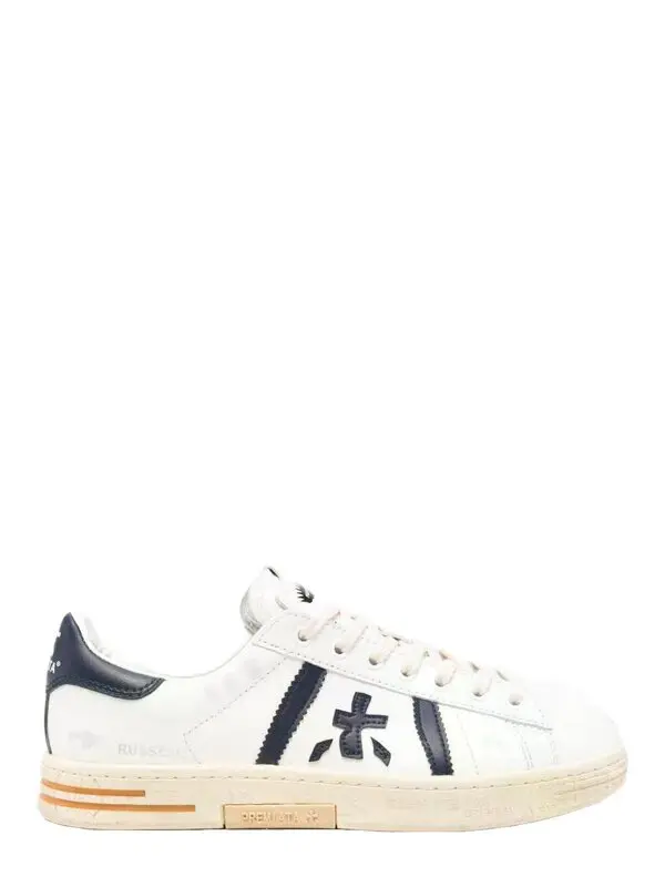 Premiata Russell Logo-patch Sneakers - Neutrals
