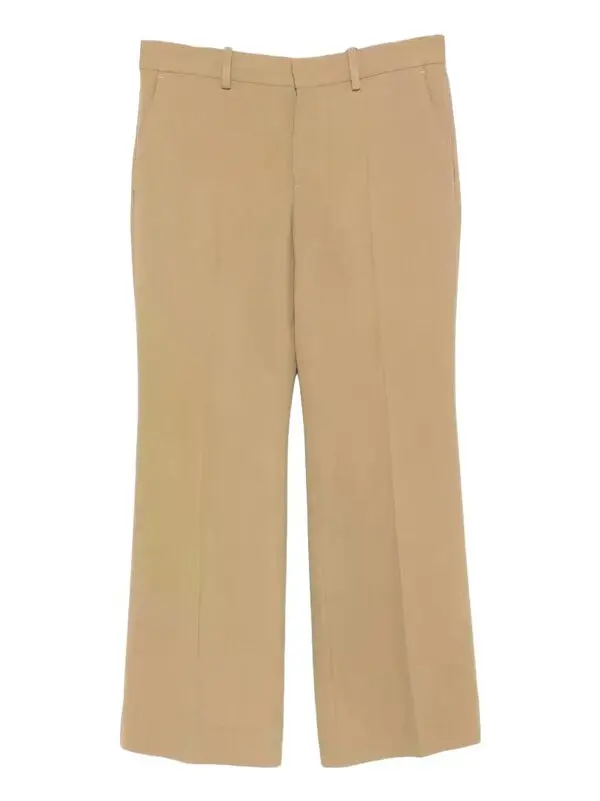 TOTEME Kick Flared Trousers - Neutrals