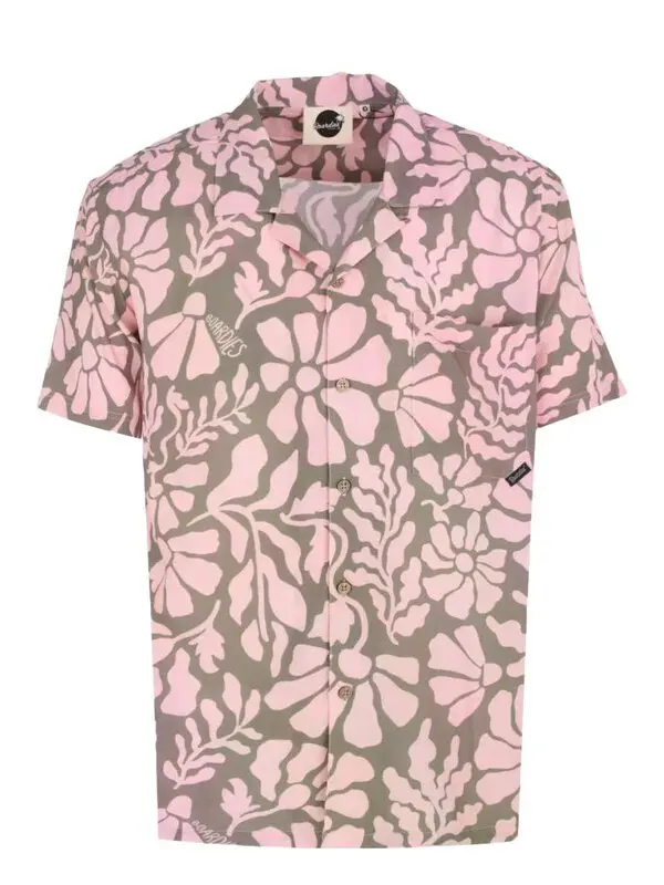 BOARDIES Melo Floral-print Shirt - Pink