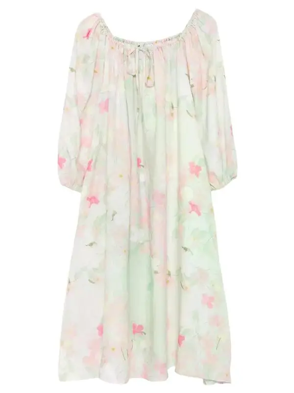 Bernadette Bonnie Floral-print Midi Dress - Green