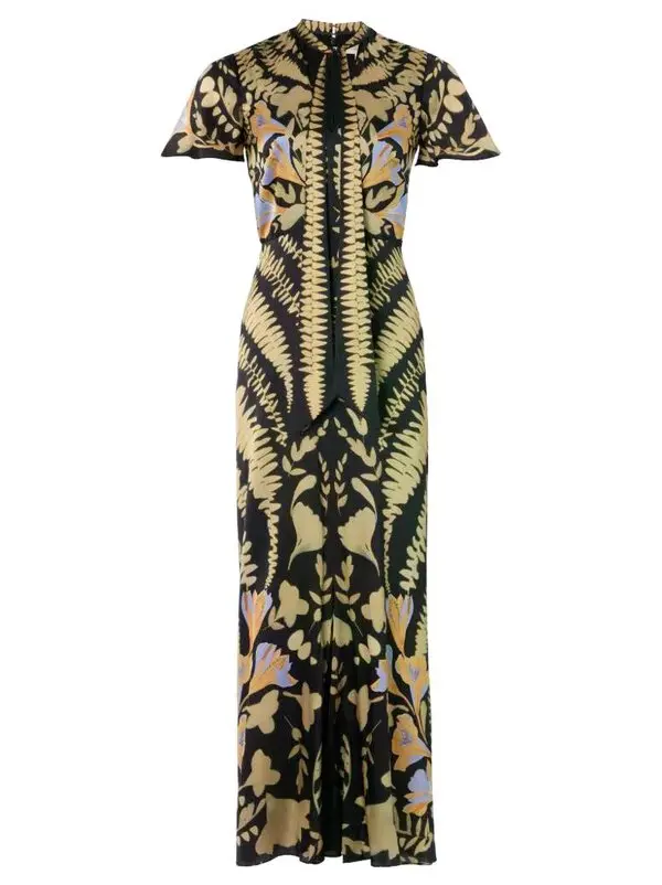 TEMPERLEY LONDON Ivy Silk Dress - Black