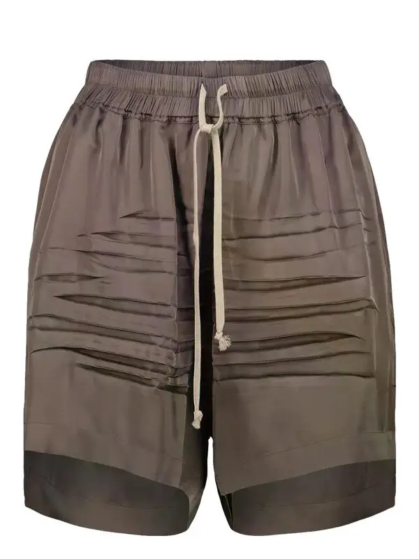 Rick Owens Drawstring-waistband Shorts - Brown