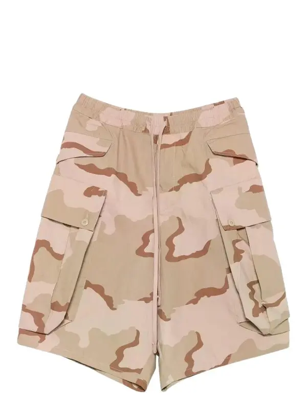 R13 Camouflage Cargo Shorts - Pink