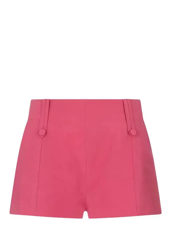 Chloé Button-detail Buckled-strap Mini Shorts - Pink