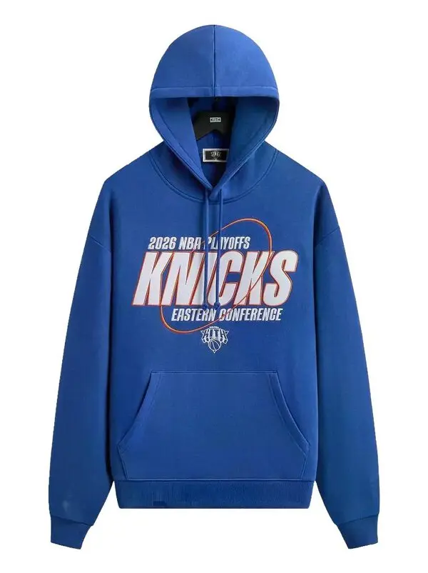 Kith Nelson Logo-print Hoodie - Blue