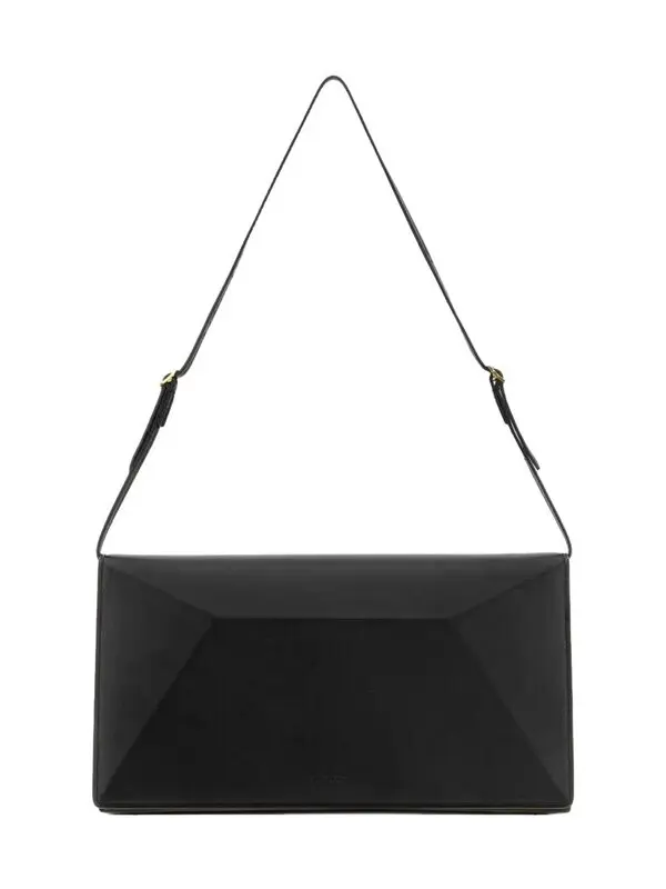 JIL SANDER File Shoulder Bag - Black
