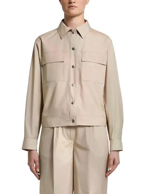 Peserico Flap-pocket Lightweight Jacket - Neutrals