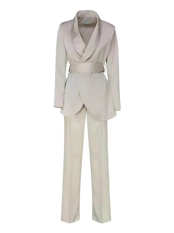 THE ARCHIVIA Belted Suit - Neutrals