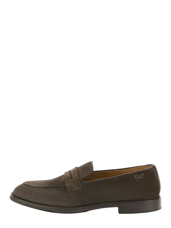 Boggi Milano Suede Loafers - Brown