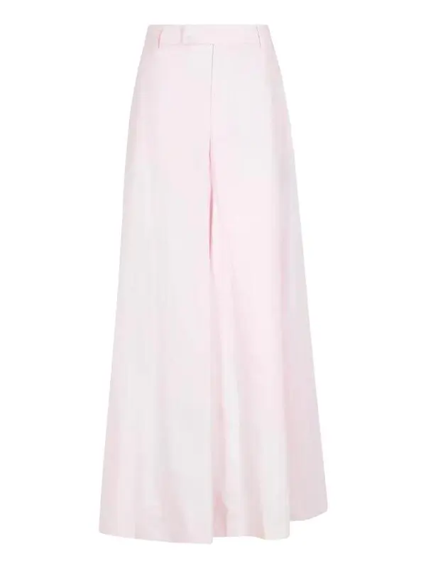 Federica Tosi Belt-loops Palazzo Pants - Pink
