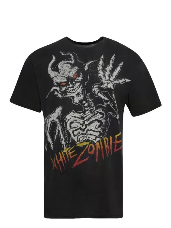 EARTHLING VIP White Zombie Graphic-print T-shirt - Black